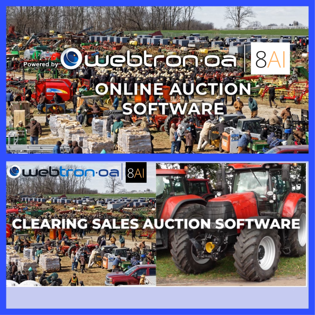 Agriculture auction software system for the agricultural auctioneer ...